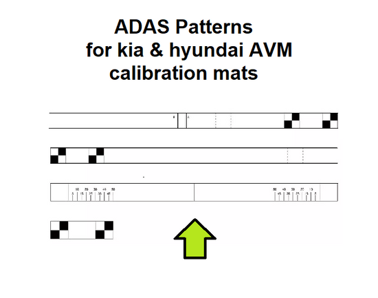 Kia & Hyundai ADAS (AVM) mats G0GHDN0001 - DIGITAL PATTERN ONLY ...