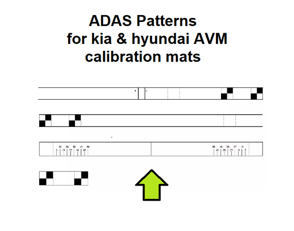 Kia & Hyundai ADAS (AVM) mats G0GHDN0001 - DIGITAL PATTERN ONLY ...