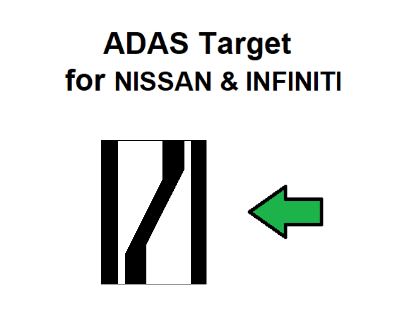 Nissan & Infiniti HITACHI radar plate target board-DIGITAL PATTERN ONL ...