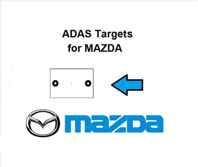 Mazda type 2 ADAS calibration target board-DIGITAL PATTERN ONLY ...