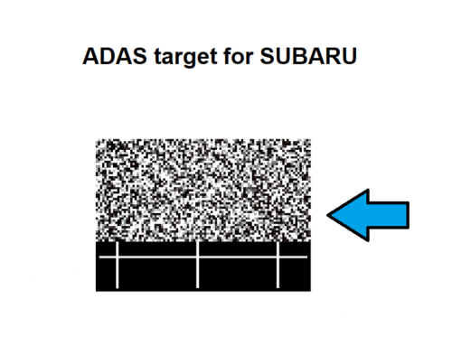 Subaru eyesight ADAS calibration target board -DIGITAL PATTERN ONLY ...
