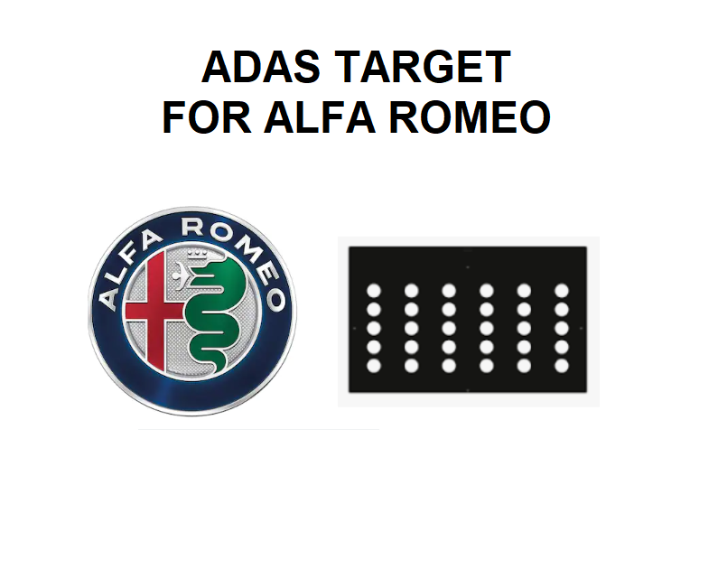 Alfa Romeo ADAS calibration target board - DIGITAL PATTERN ONLY ...