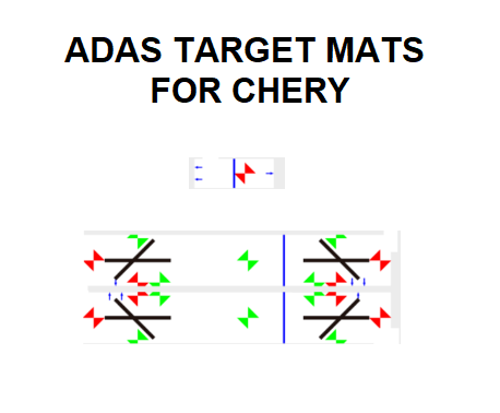 CHERY AVM ADAS calibration target mats -DIGITAL PATTERNS ONLY ...