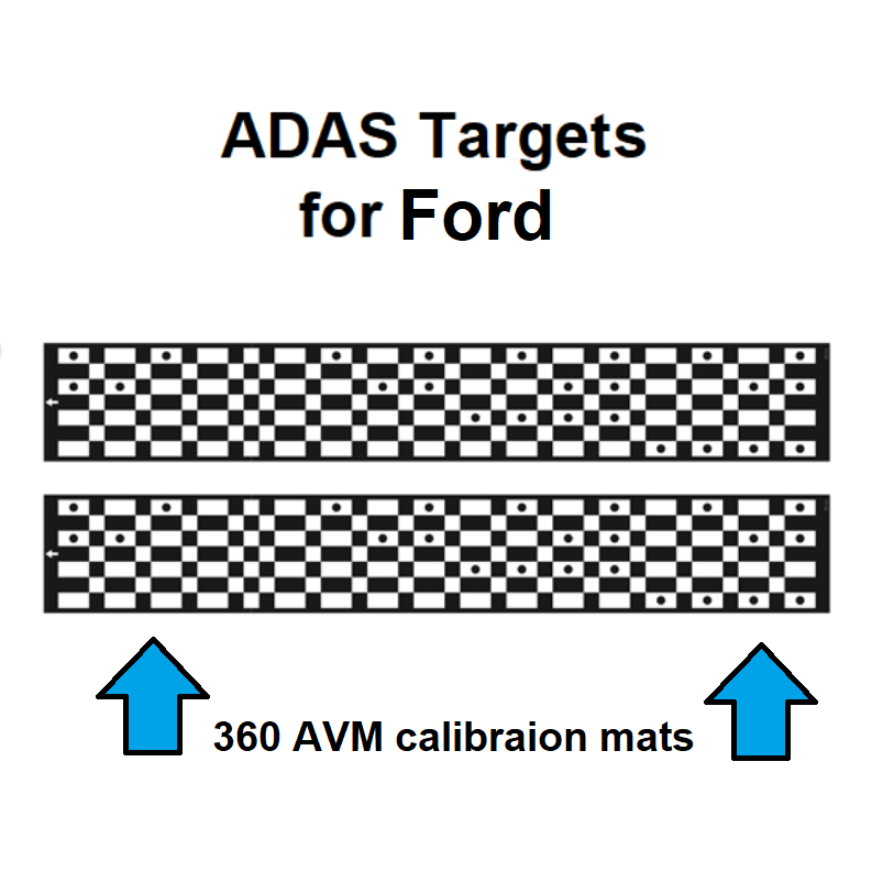 FORD ADAS AVM 360 calibration MATS 501-411 -DIGITAL PATTERNS ONLY ...