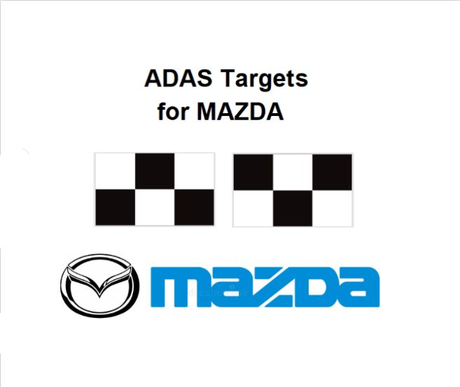 Mazda type 1 ADAS calibration target boards - DIGITAL PATTERNS ONLY ...
