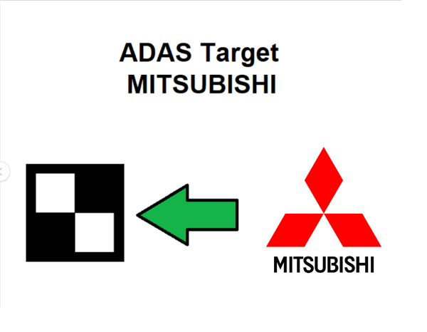 Mitsubishi ADAS calibration target board - DIGITAL PATTERN ONLY ...