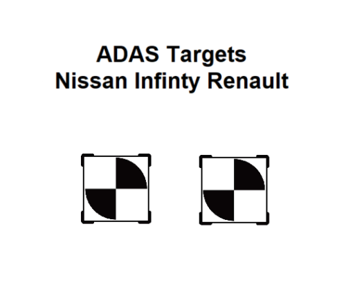 Nissan Renault Infiniti ADAS calibration targets - DIGITAL PATTERNS ON ...